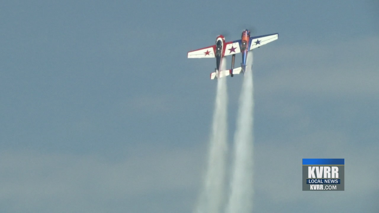 Day One of the Fargo Airsho: Skydivers, Planes and Fun - KVRR Local News