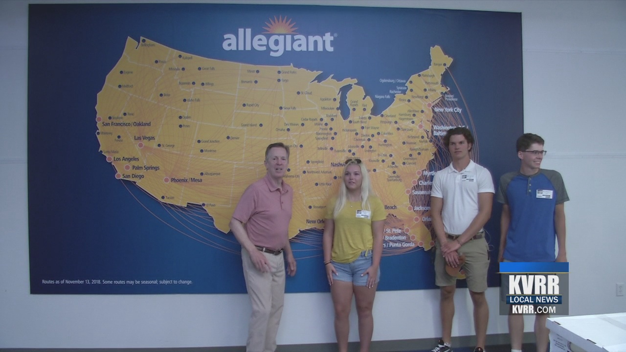 Allegiant Hosts Three West Fargo Graduates After Awarding Them Aviation ...