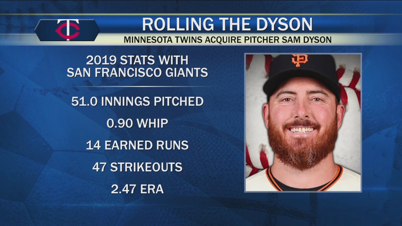Minnesota Twins Acquire Sam Dyson At Trade Deadline - KVRR Local News