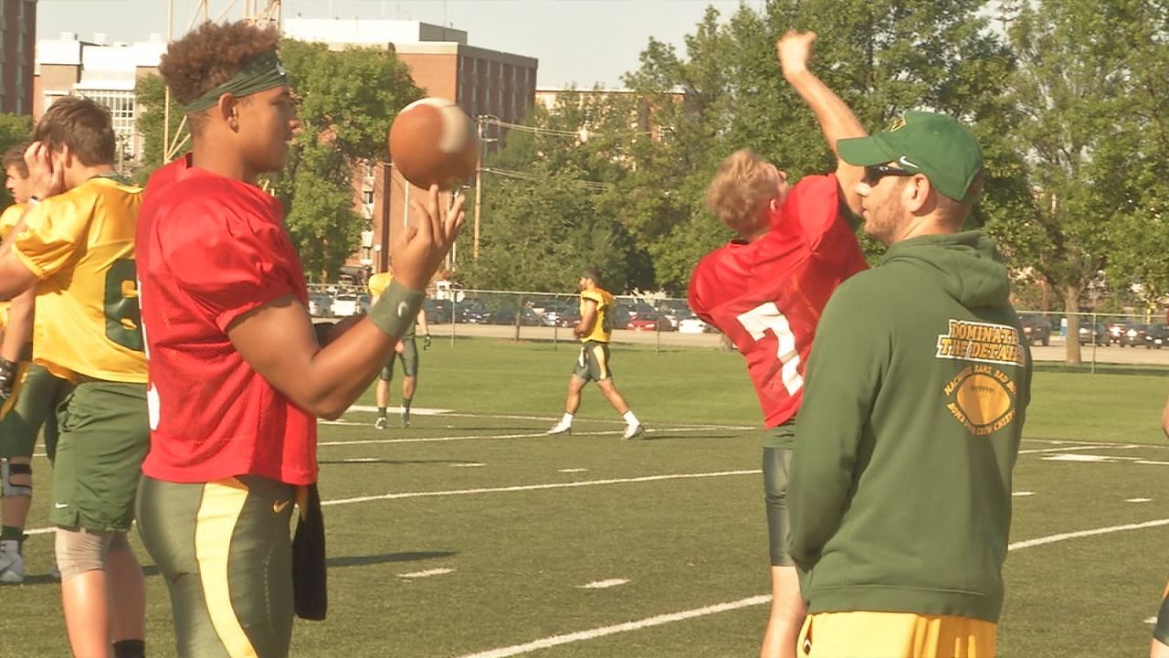 NDSU Football: Lance Reacts to Winning Starting Job - KVRR Local News