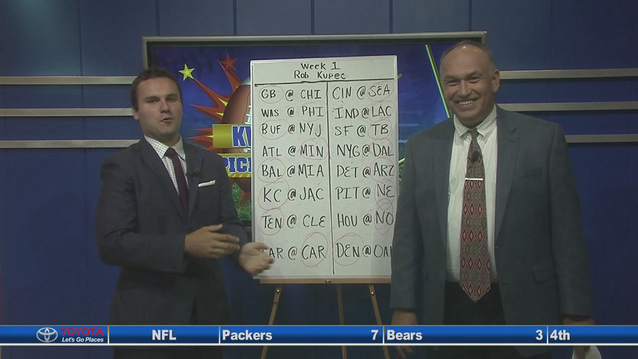 KVRR NFL Pick Em: Rob Kupec Makes His Picks - KVRR Local News