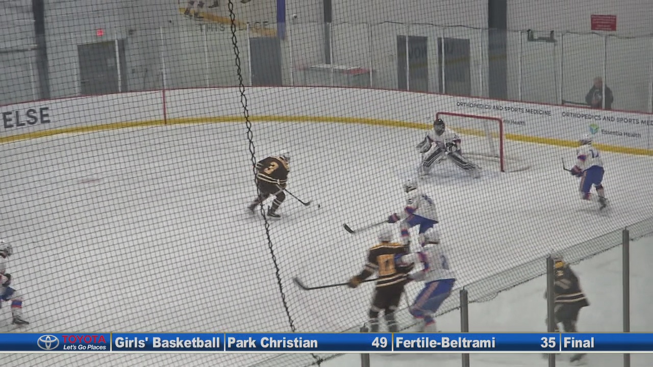 Fargo South-Shanley Boys Hockey's Senf Wins High School Play of the ...