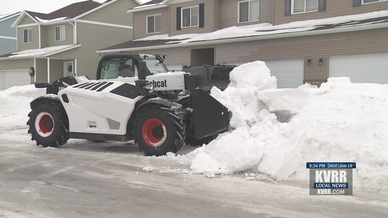 Snow Piled Up Is Causing Visibility Issues For Drivers - KVRR Local News