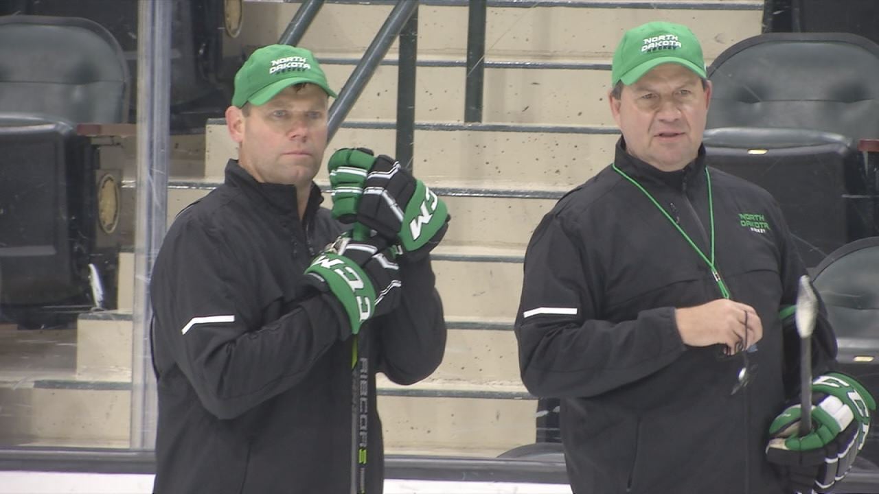 UND Hockey's Berry Named Herb Brooks NCHC Coach of the Year - KVRR ...