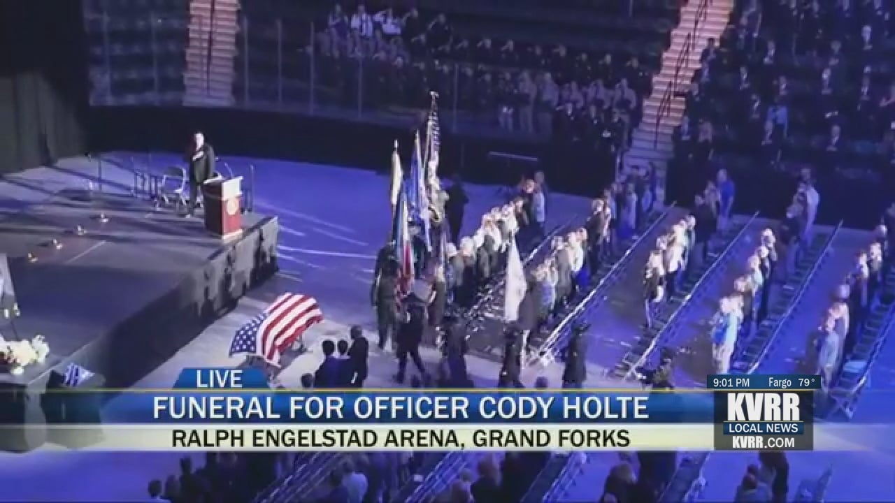Grand Forks Comes Together To Celebrate The Life Of Officer Cody Holte ...
