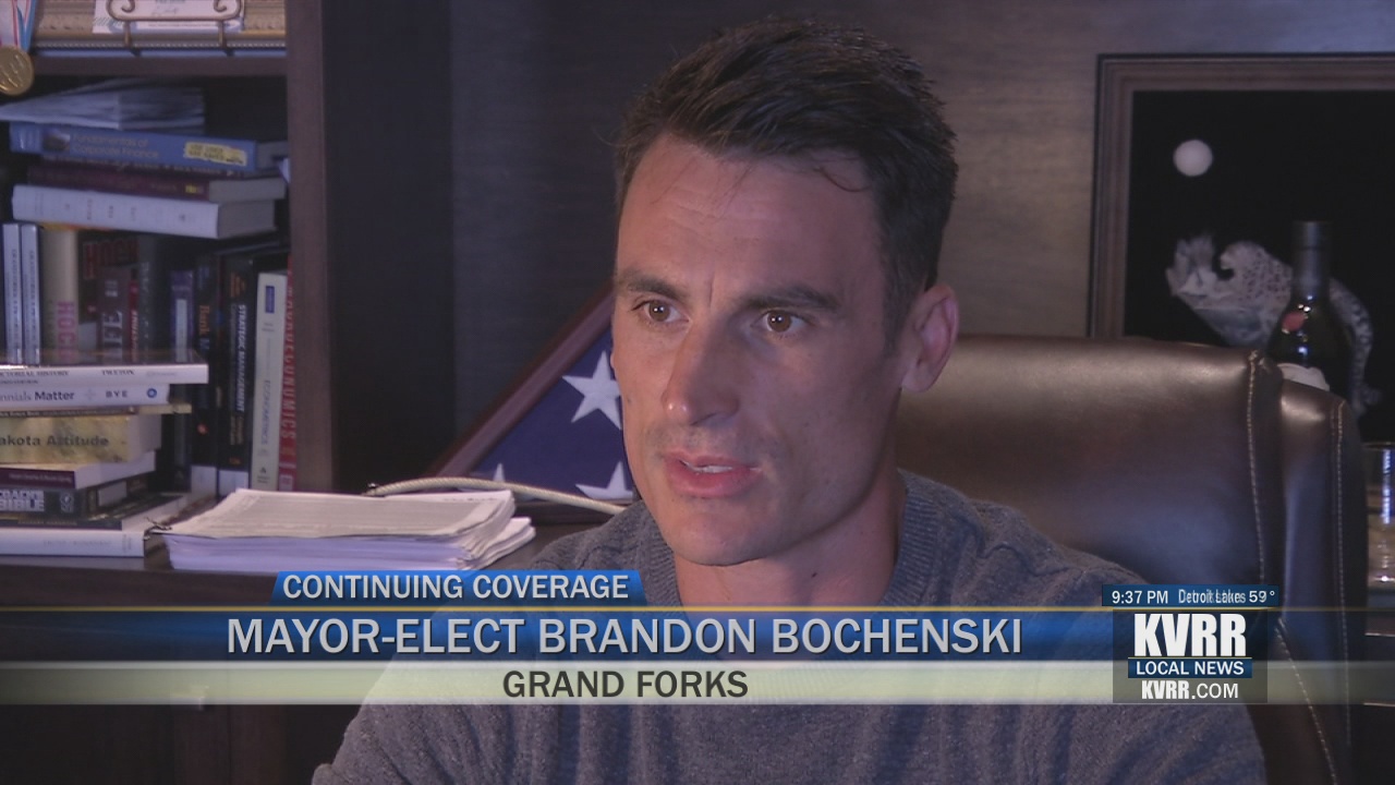 Grand Forks Mayor-Elect Brandon Bochenski wants to improve downtown ...