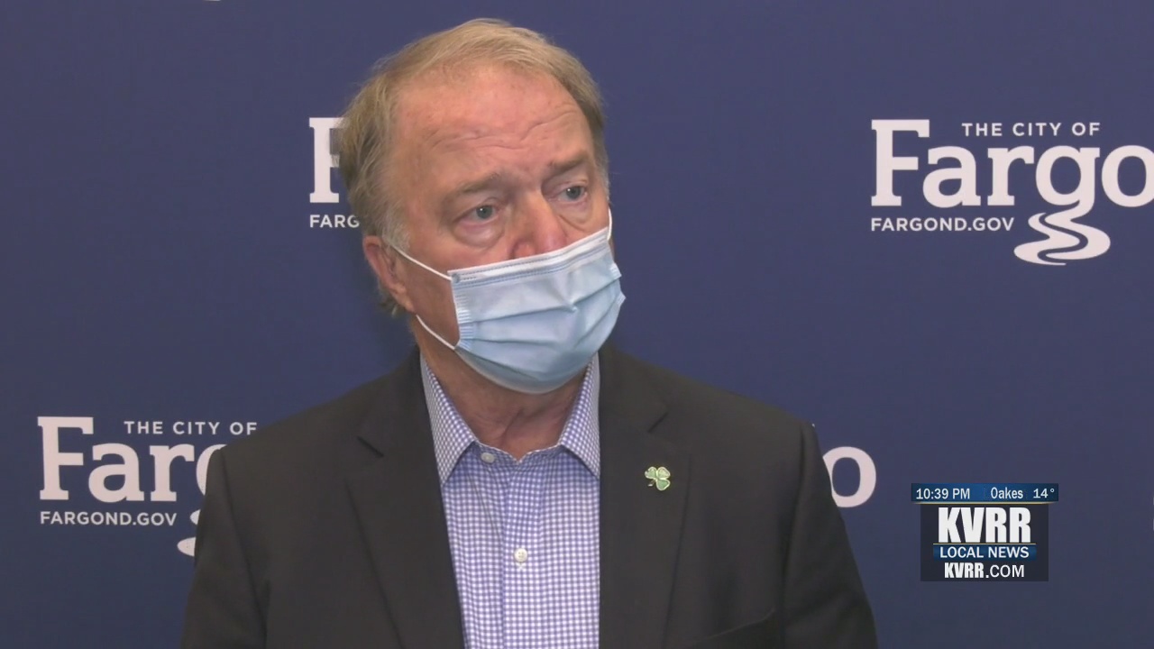 Fargo mayor aligns local capacity limits with state - KVRR Local News