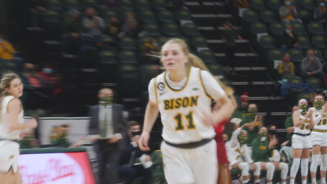 Heaven Hamling the Stairway to NDSU Women's Basketball's Hot Start ...