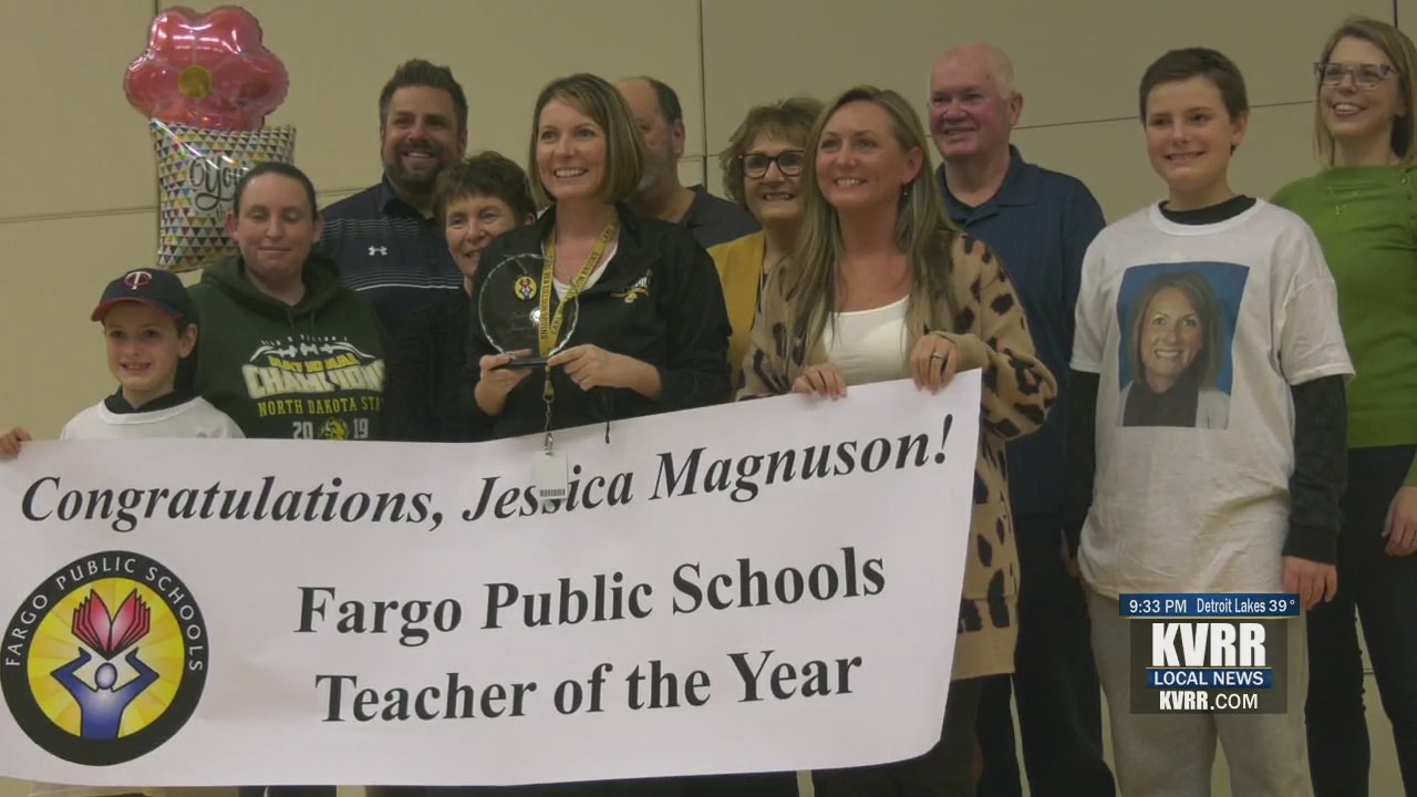 Jessica Magnuson Named Fargo Public Schools Teacher of the Year - KVRR ...
