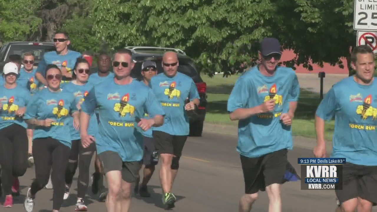 Law Enforcement officers hold Torch Run for Special Olympics - KVRR ...
