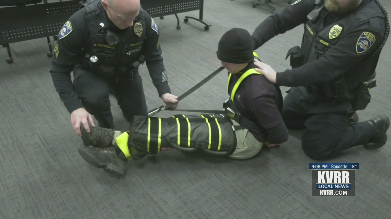Moorhead Police demonstrate new detainment technology - KVRR Local News