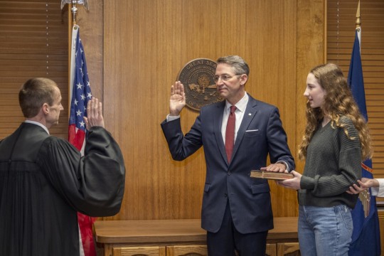 Wrigley Takes Oath of Office as North Dakota Attorney General - KVRR ...