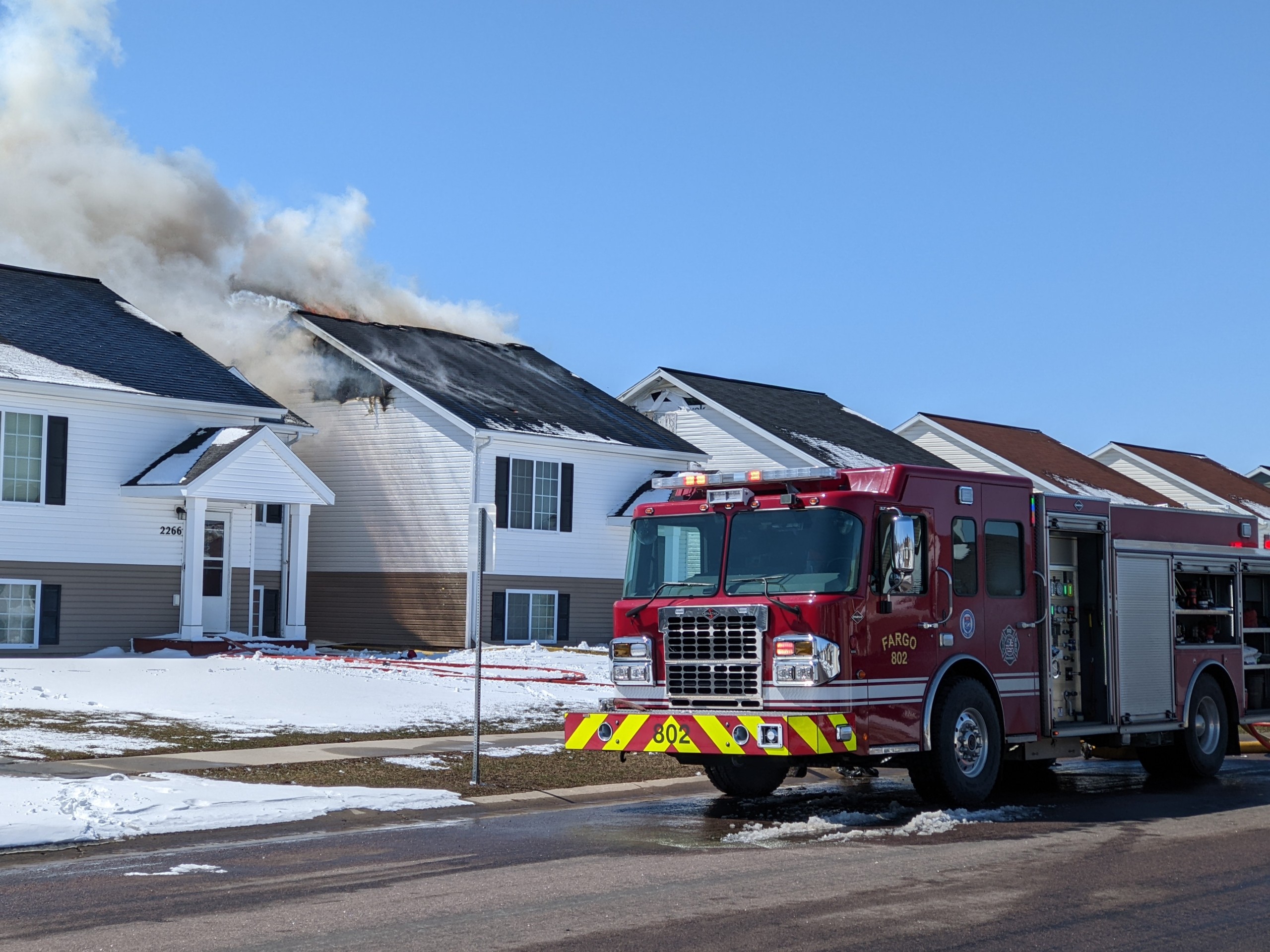 Three homes damaged by fire in South Fargo - KVRR Local News