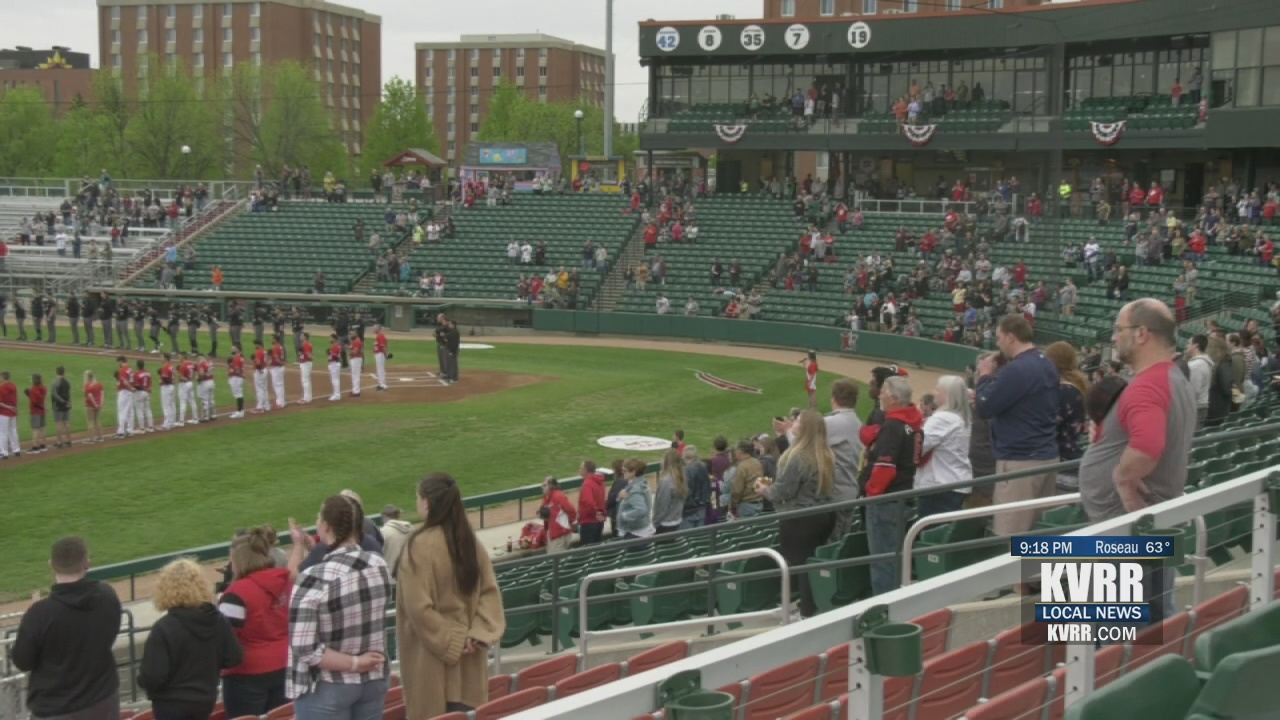 Fans pack Newman Outdoor Field for some baseball - KVRR Local News
