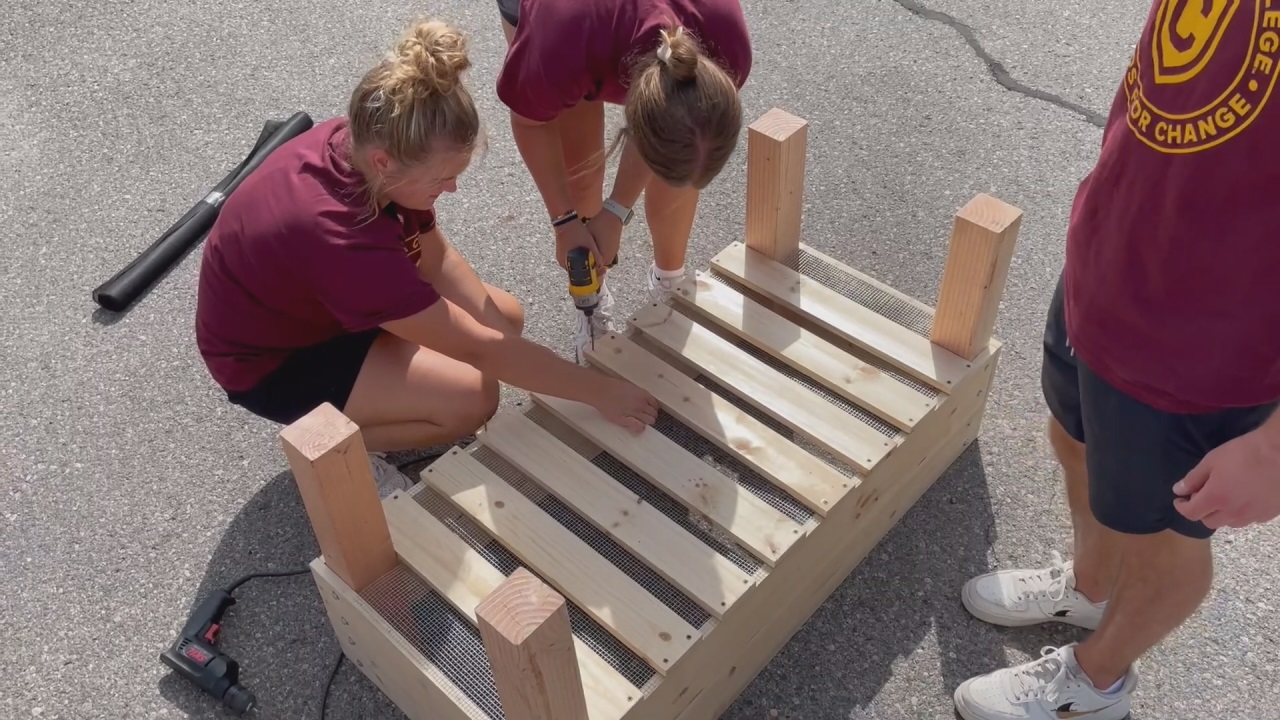 Concordia students give back during annual 'Hands for Change' - KVRR ...