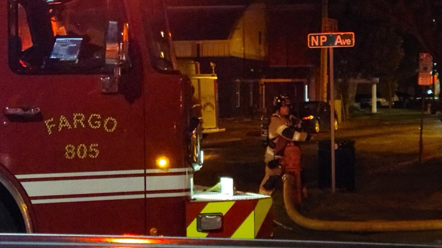 Firefighters fight early morning fire in Downtown Fargo - KVRR Local News