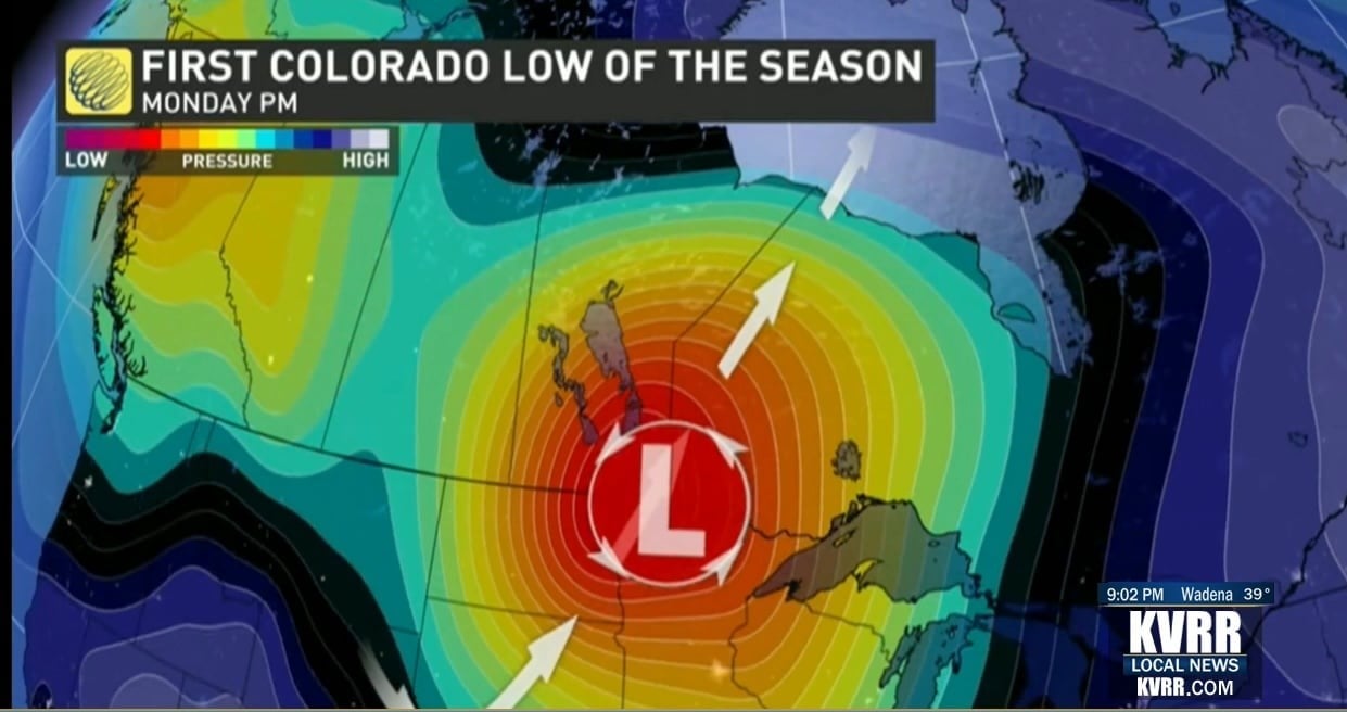 How a Colorado low is bringing snow to our area - KVRR Local News