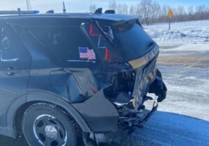 ND Highway Patrol Vehicle Hit While I-29 Was Closed North of Fargo - KVRR Local News