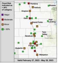 2023 Flood Outlook: threat for major flooding remains very low - KVRR ...