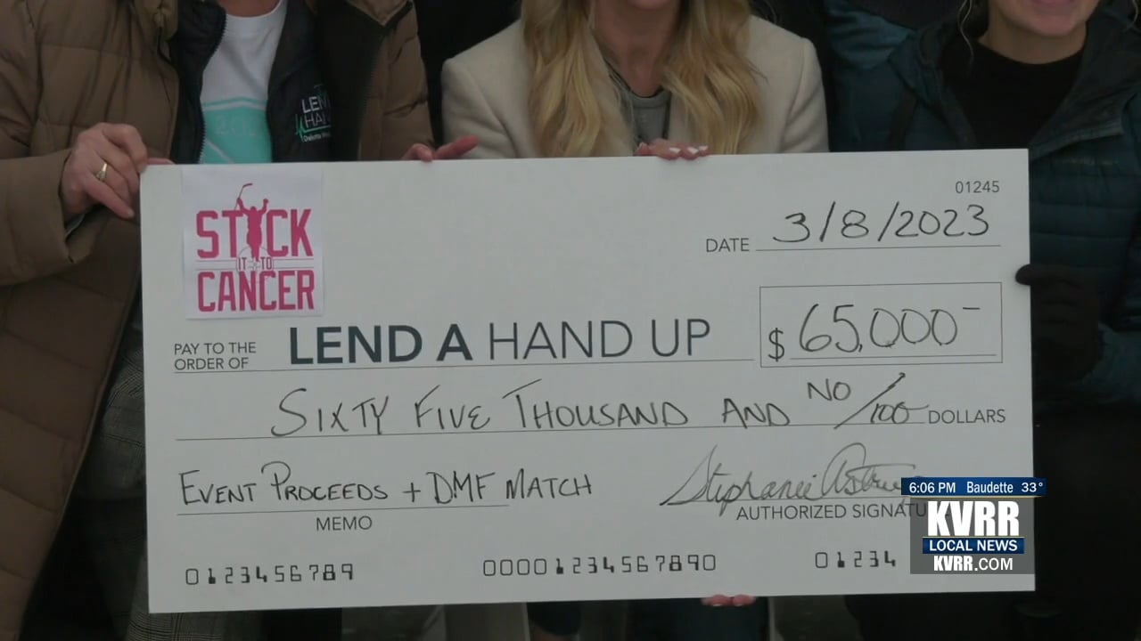 Stick It To Cancer raises $65,000 to help local families - KVRR Local News