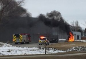 Transformer Starts On Fire After Crash Outside Icon Sports Arena in ...