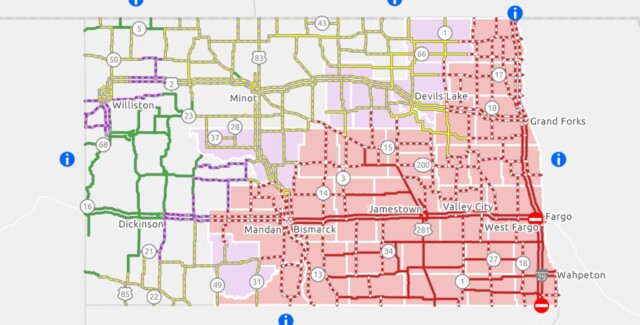 UPDATE: I-29 Closed from G.F. to Watertown, I-94 Closed Fargo to ...