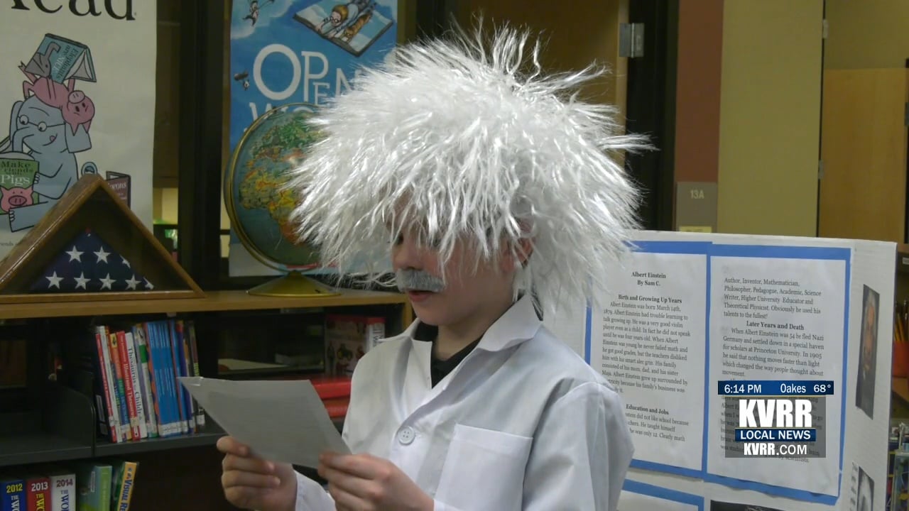 Students turn into historical figures at Lewis and Clark Elementary ...