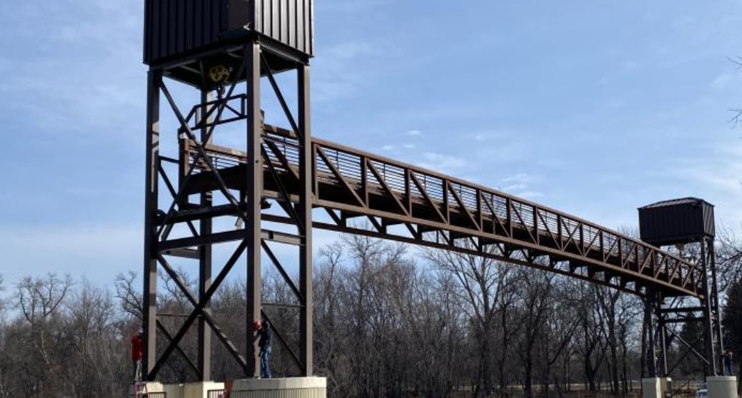Pedestrian Bridges Being Put Back In Place At Lindenwood, Gooseberry ...