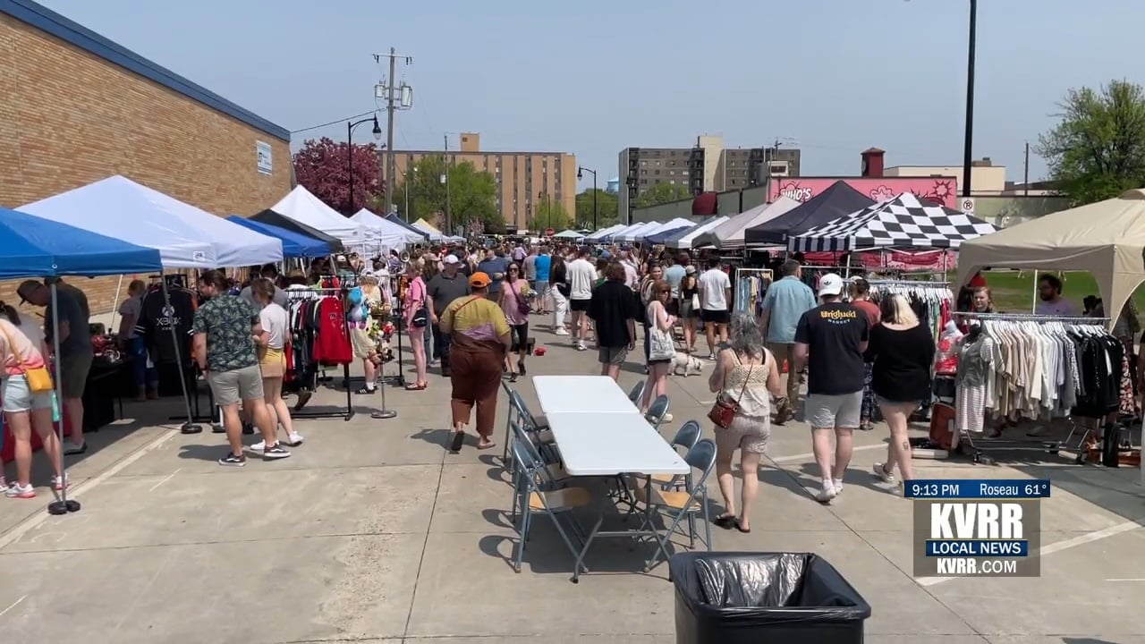 Visitors support local businesses at the Spring Vintage Market - KVRR ...