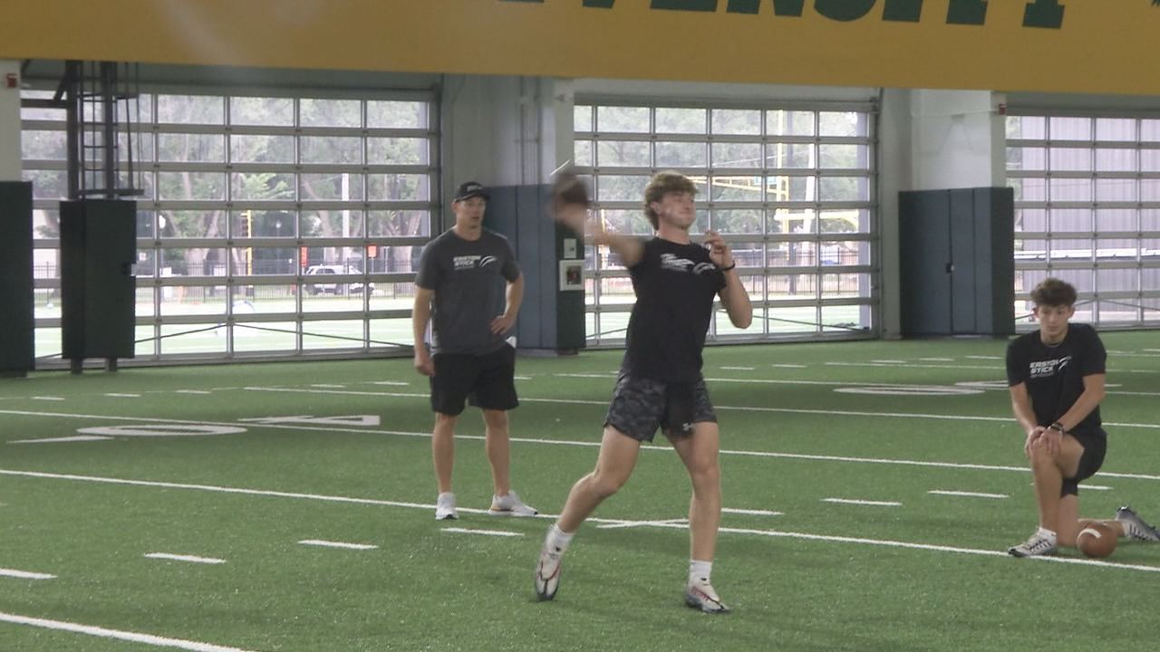 Easton Stick Gives Back to Football Community With QB Clinic - KVRR ...