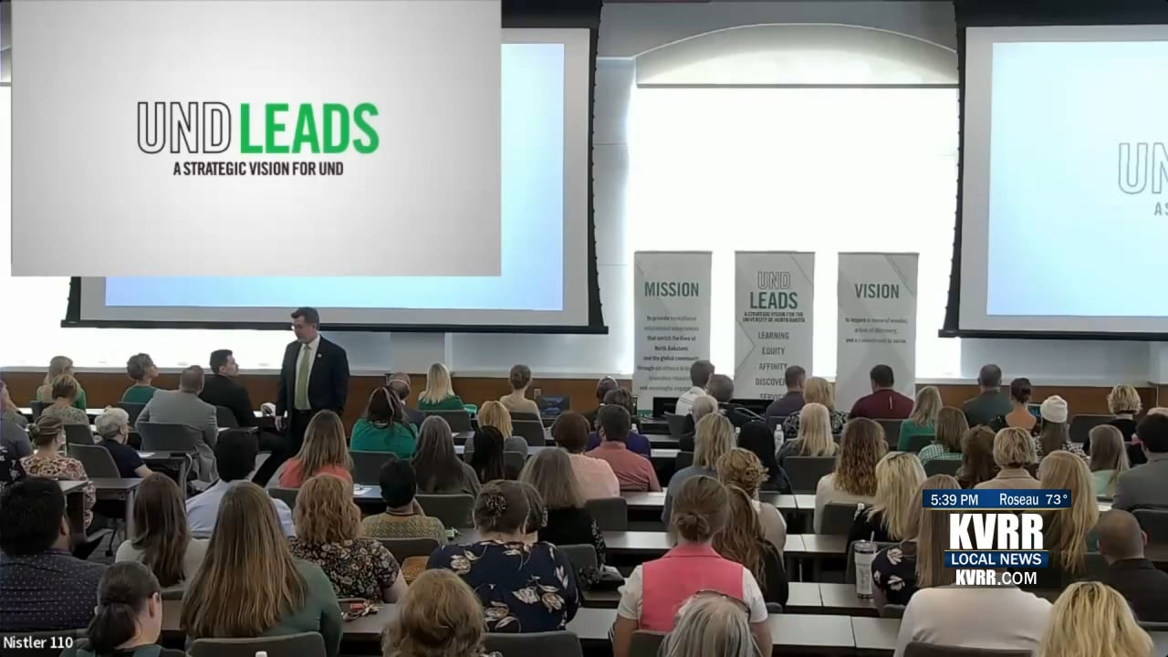 UND President Andrew Armacost delivers State of University Address ...