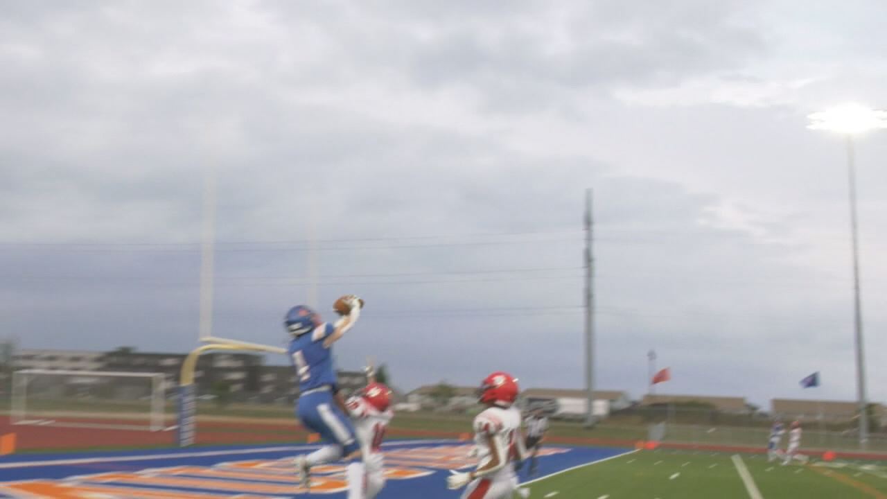 Kaden to Noah Olson Connection Wins DJ Colter High School Play of the Week - KVRR Local News