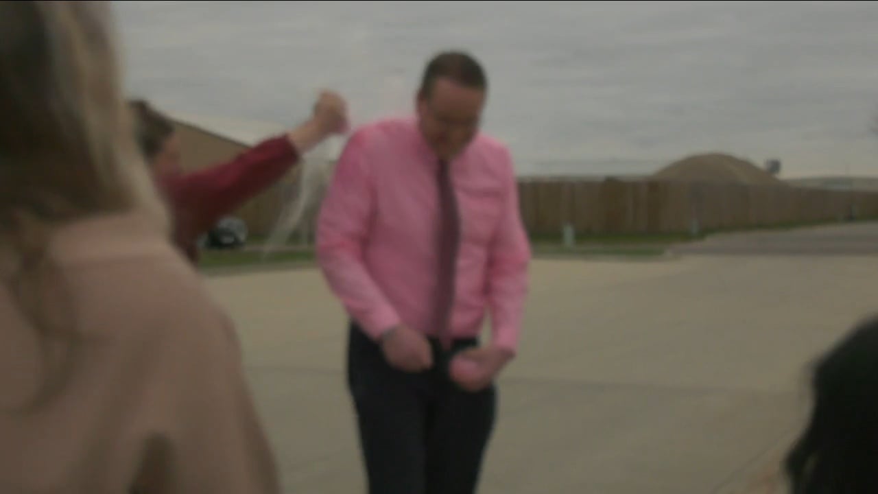 LIVE: Getting Pelted By Water Balloons For Breast Cancer Awareness ...