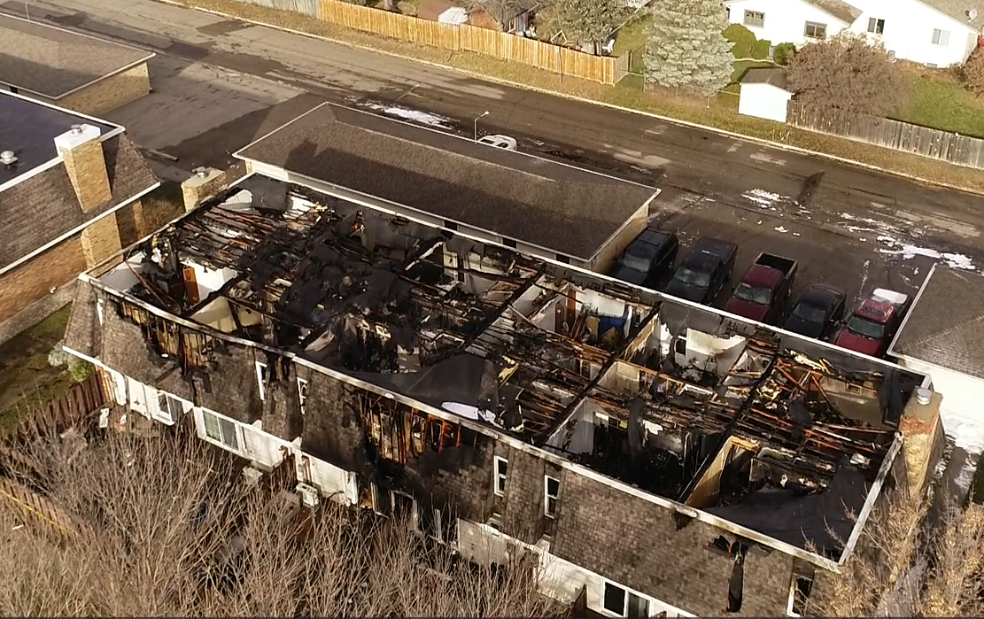 Update: West Fargo fire tears through townhouses, no one hurt - KVRR ...