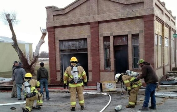 Fire damages former bank building in Mantador, North Dakota - KVRR ...