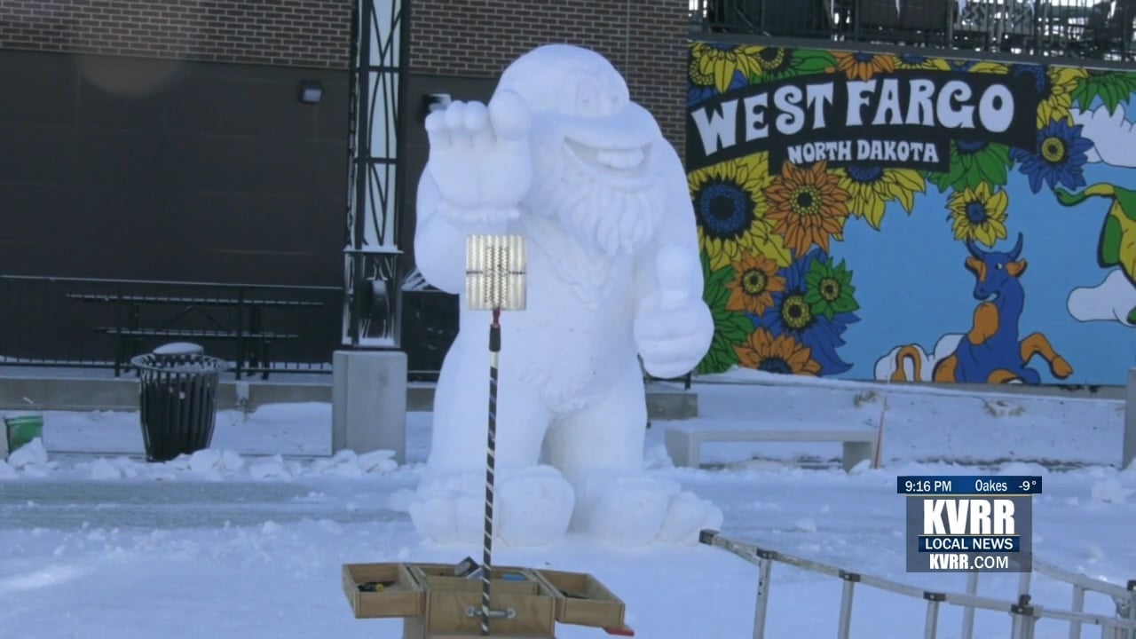 The Frostival begins and Sasquatch Snow Sculptures are on display ...