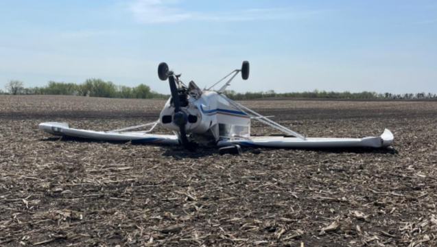 Only Minor Injuries After Small Piper Cub Plane Crashes Near Enderlin ...