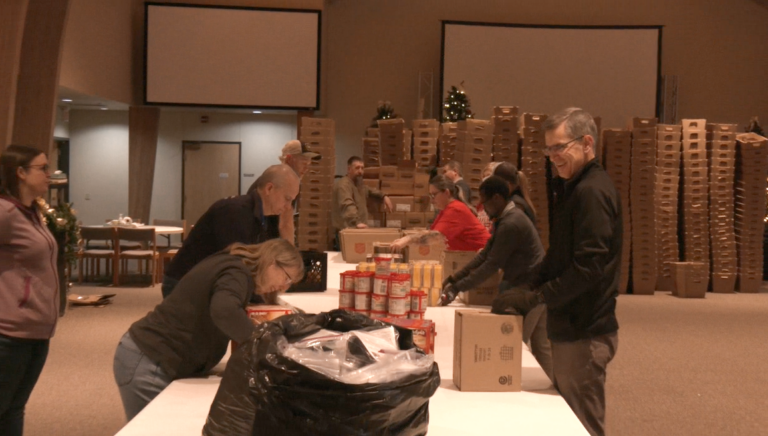 Salvation Army and American Crystal Sugar Assembled Over 900 Food Boxes ...