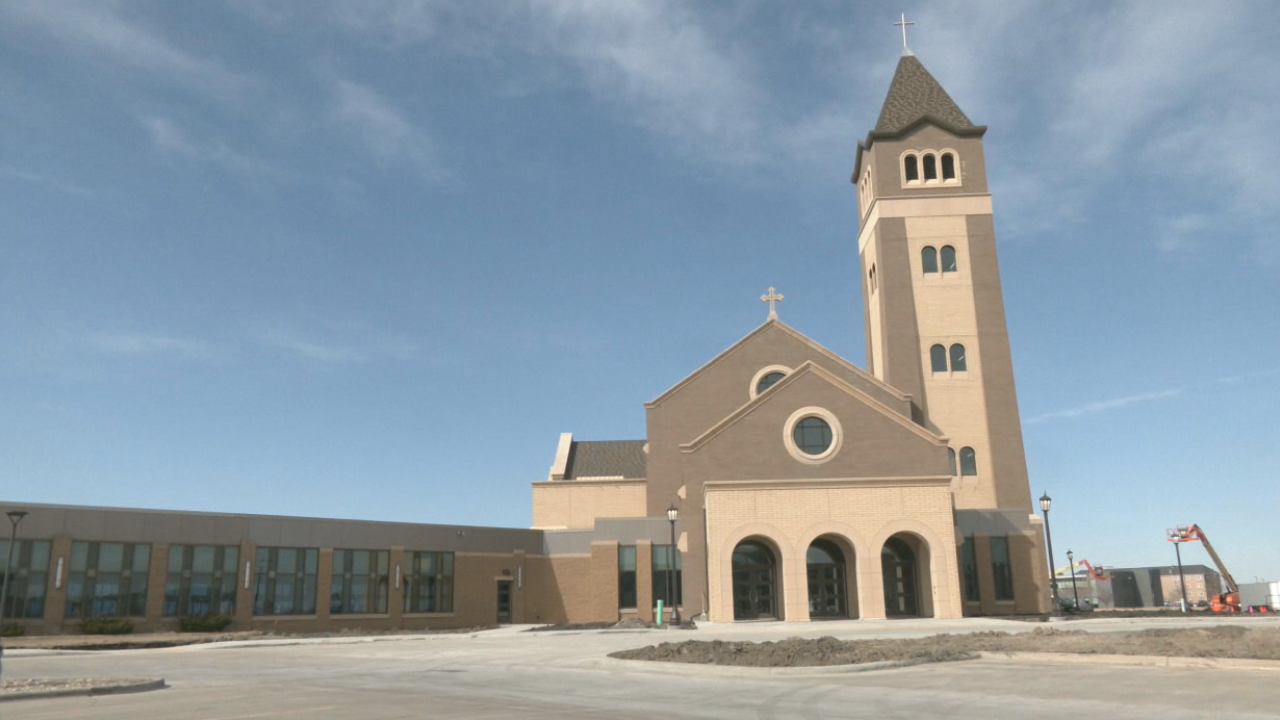 Holy Cross completes construction of new church in West Fargo - KVRR ...