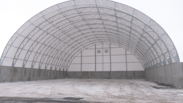 New NDDOT structure can hold 1,000 more tons of salt than old facility ...