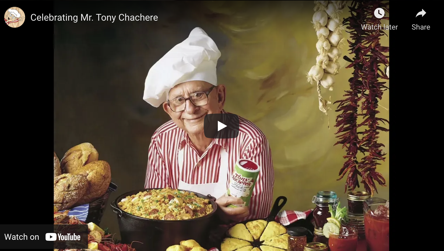 The State of Louisiana Recognizes June 14, 2022, as Mr. Tony Chachere ...