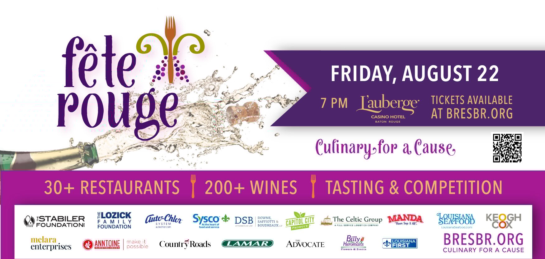 The Baton Rouge Epicurean Society's 18th Annual Fête Rouge Announced ...