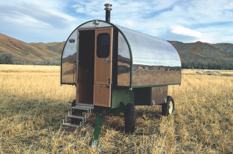 Tiny House Living in a Luxury Sheep Wagon - Mountain Living