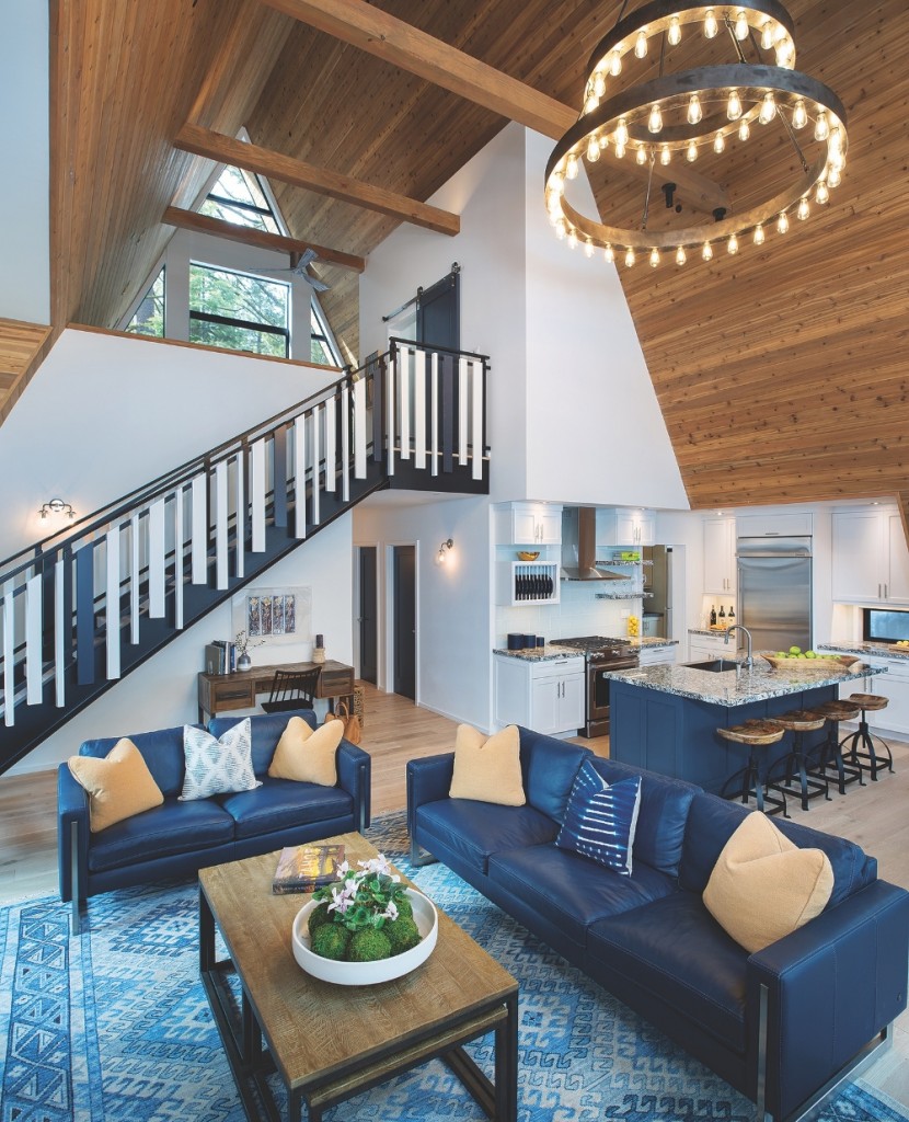 At Home in an A-Frame - Mountain Living