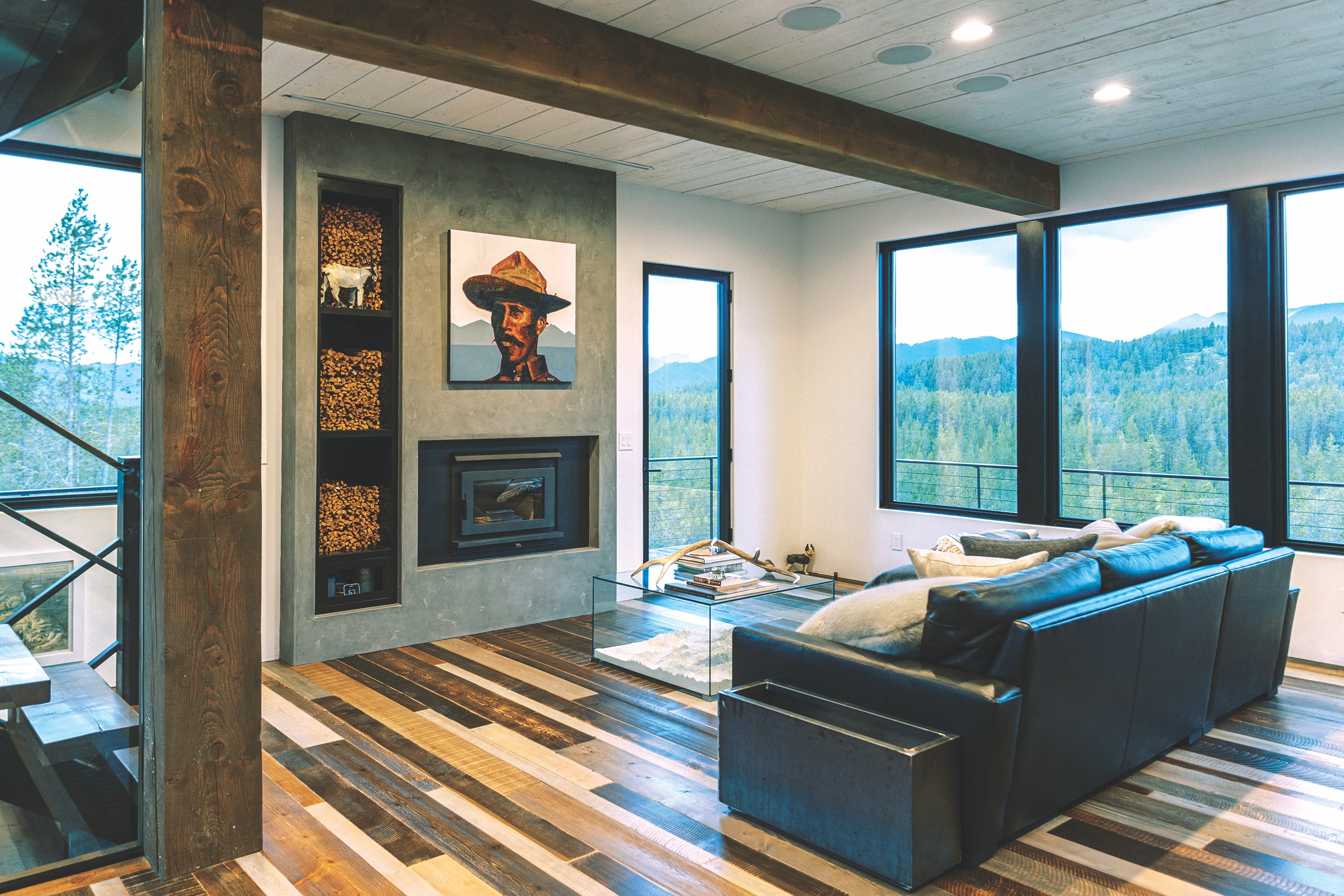 At Home in a Lookout - Mountain Living