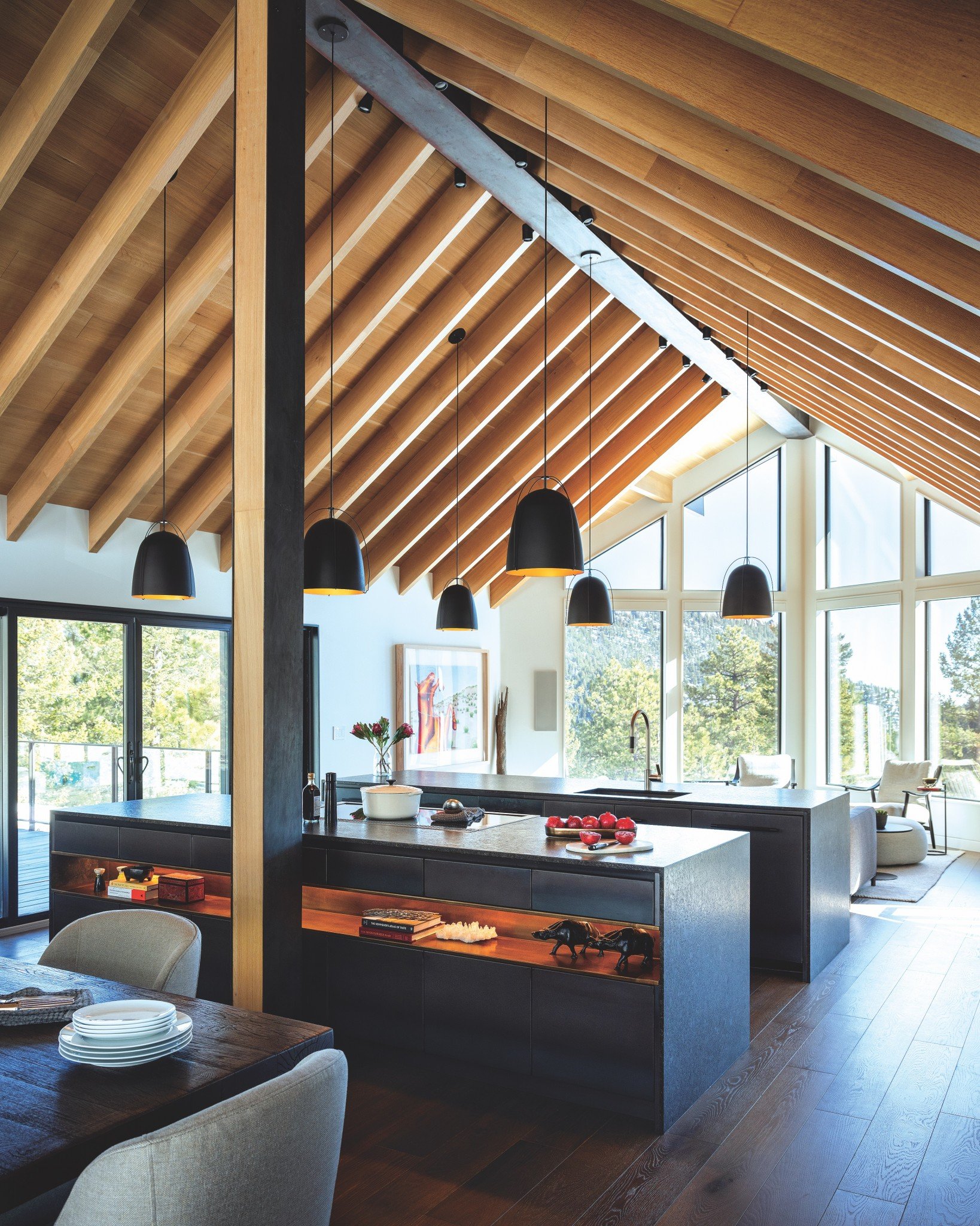 Into the Woods: 4 Stunning Open Kitchens - Mountain Living