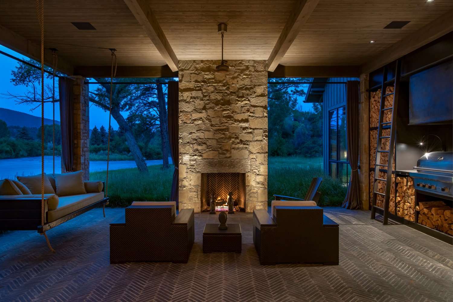 An Arcadian Riverside Retreat in Roaring Fork Valley - Mountain Living