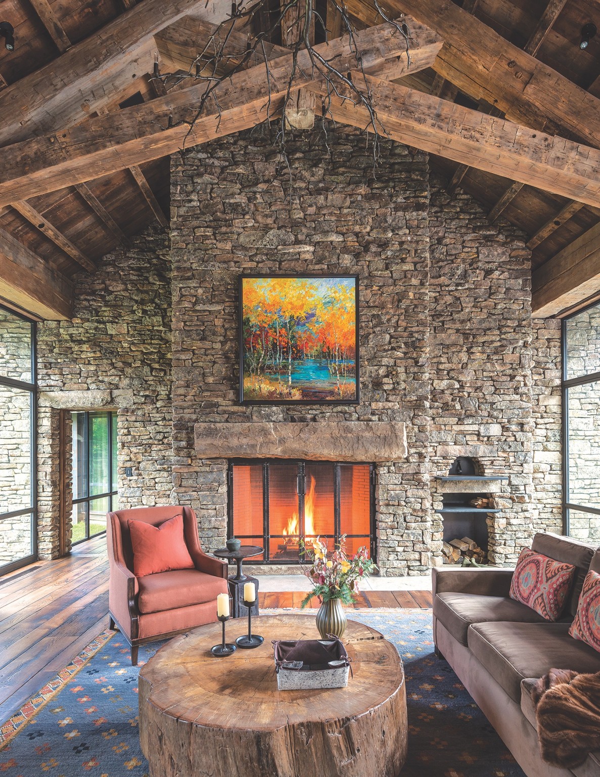 14 Mountain Homes in Fall Foliage - Mountain Living