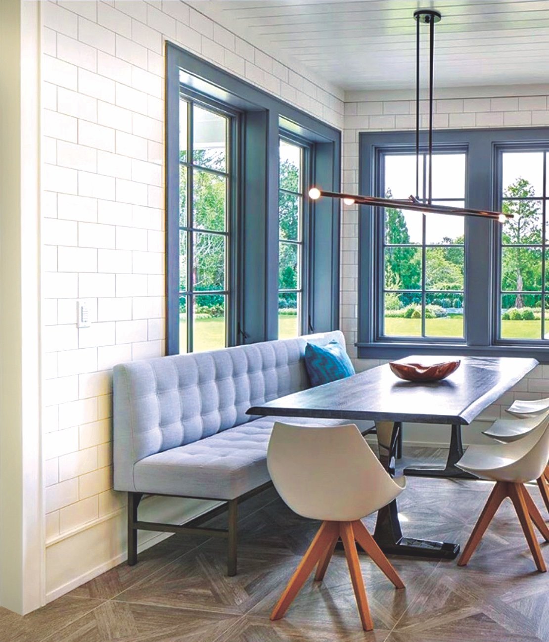 A Restaurant-Inspired Booth at Home - Mountain Living