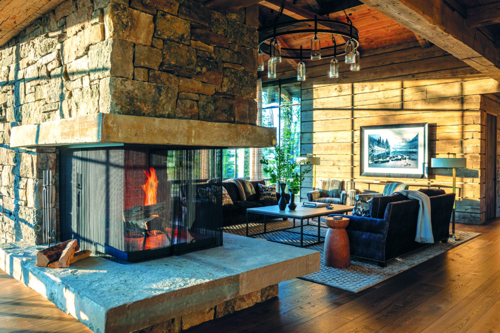 A Modern Chalet Home With A Seamless Blend Of Rustic And Refined ...